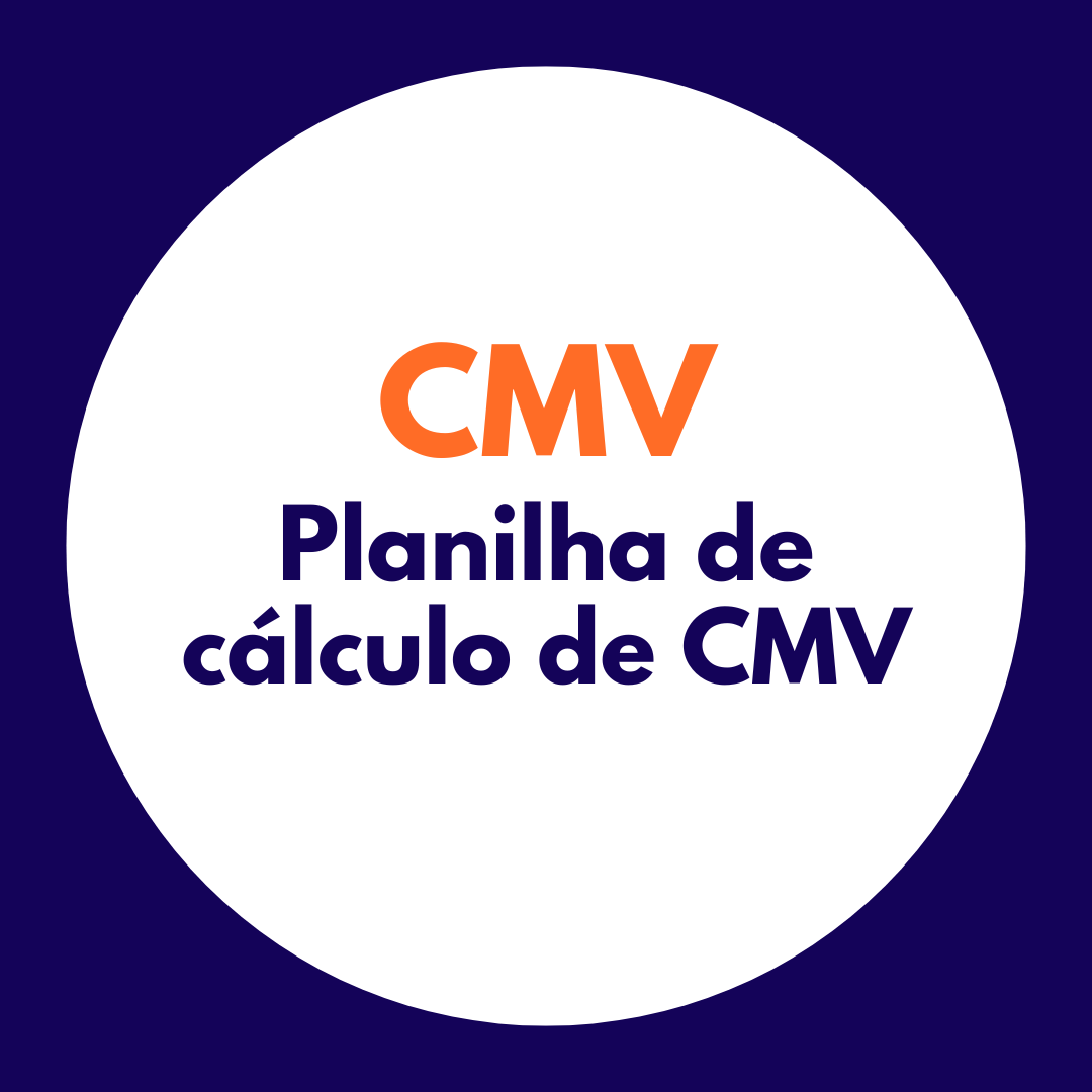 Planilha de cálculo de CMV